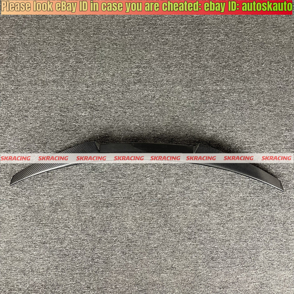 Fits For INFINITI Q70 Q70L 2015-2019 Rear Trunk Lip Wing Spoiler Carbon ...