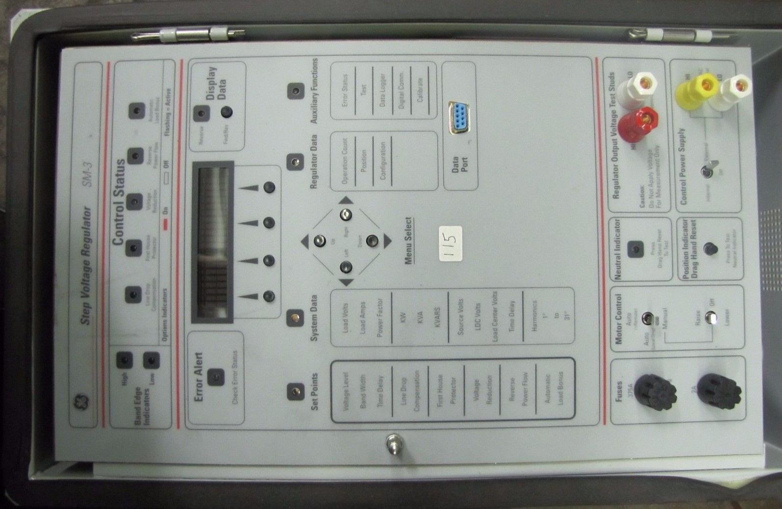 GENERAL ELECTRIC GE VR-1 SM-3 Q554950-TOR 7620/13200Y STEP VOLTAGE ...