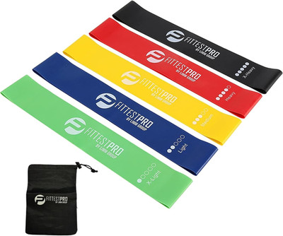Fittest Pro by Resistance Bands for Legs and Butt, Fabric Exercise Loop ...