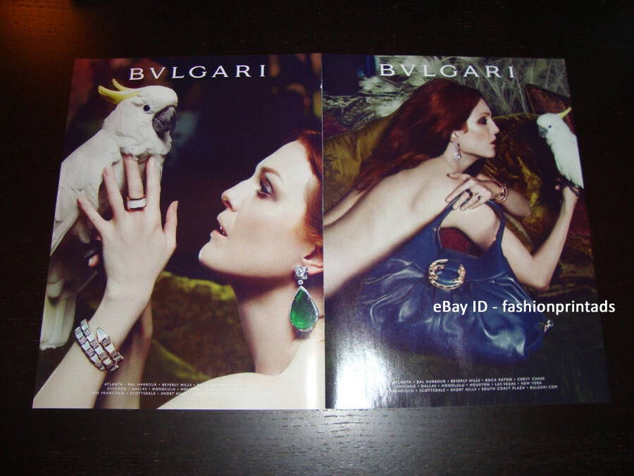 Julianne Moore Bulgari Ad Campaign