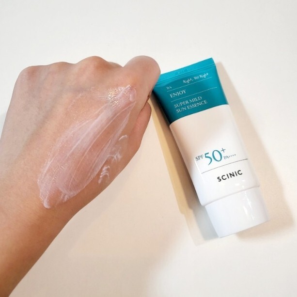 SCINIC Enjoy Super Mild Sun Essence SPF50+ PA++++ 50ml Essential Sun ...