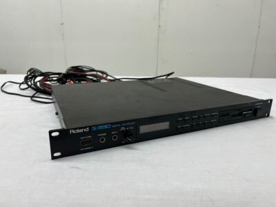 Roland S-330 Digital Sampler Vintage Rack Mount MIDI Sound Module ...