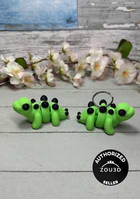 3D Printed Articulating Baby Stegosaurus (Fidget Or Keychain) - ZOU3D ...