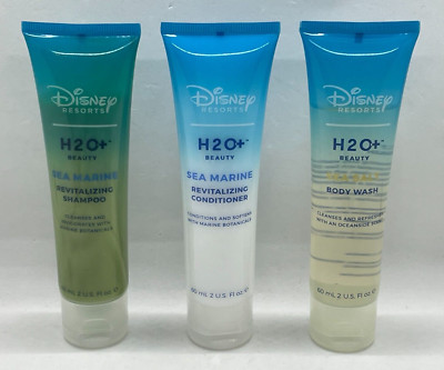 Disney Resorts H20+ Shampoo, Conditioner & Body Wash Travel Size 2 oz ...