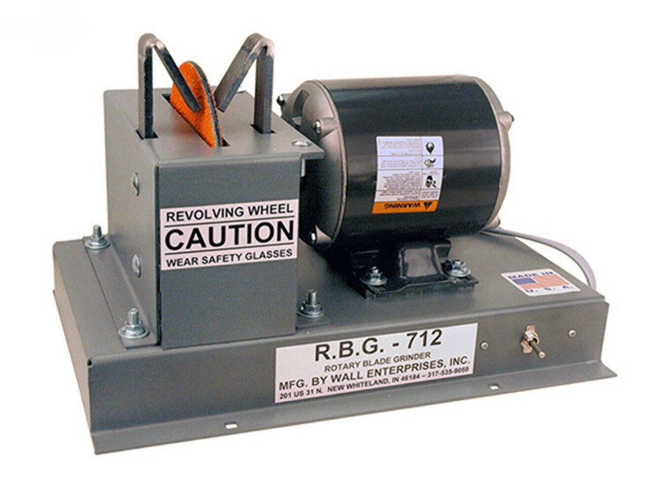 RBG 7" Professional Commercial Lawn Mower Blade Grinder RBG712 RBG-712 ...