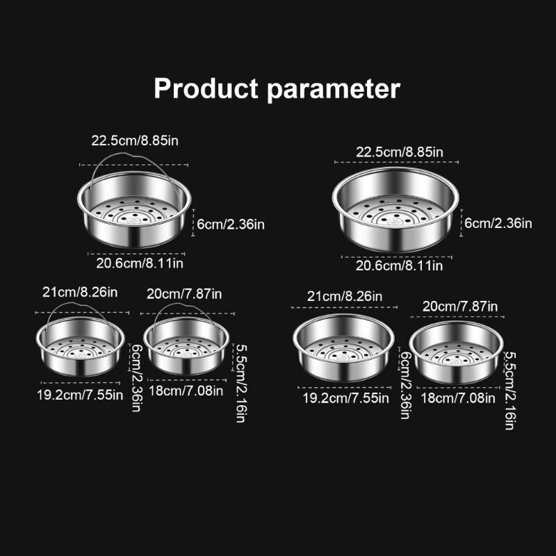Stainless Steel Steamers Basket for Cooking Dim Sum and Rice Kitchen ...