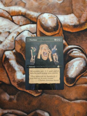 Magic the Gathering Mutilate Hand Painted Unique Custom MTG Alter | eBay