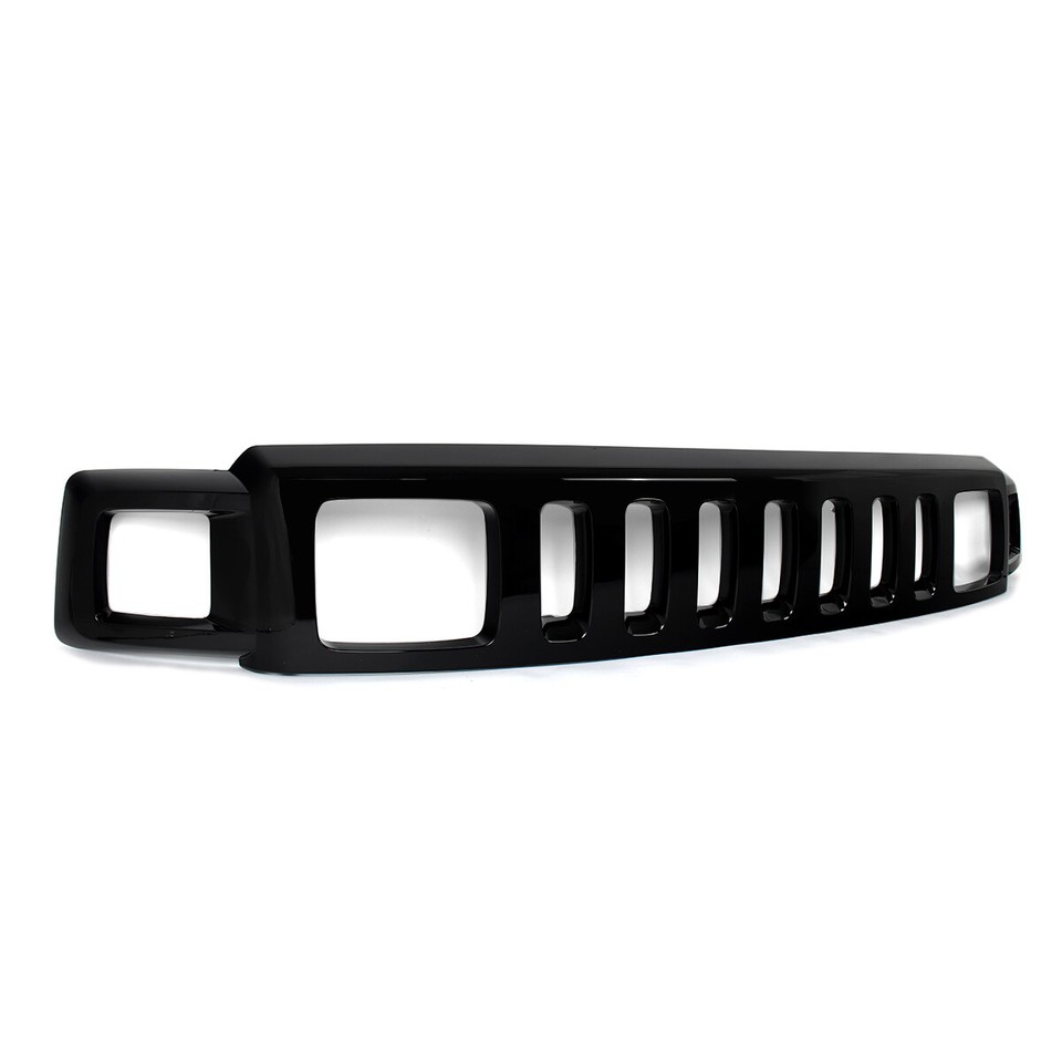 For Hummer H3 H3T 2006-10 Gloss Black Factory Style Front Upper Grille ...