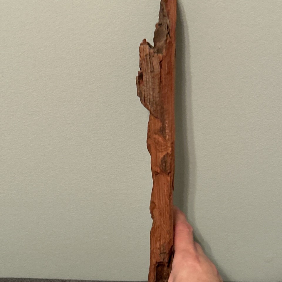 Vintage 1980s Hand Carved Wood Live Edge Old Man Face Tree Bark Log ...