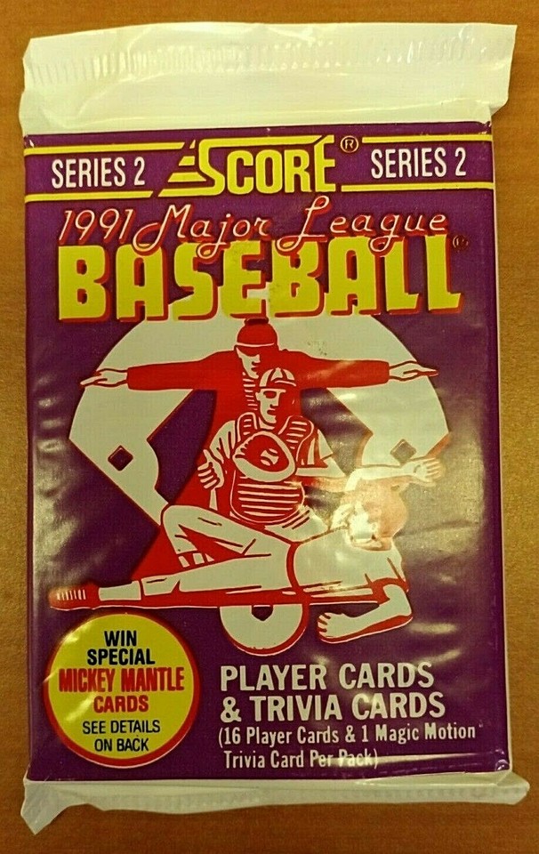 Unopened Baseball Card Packs-Topps/Fleer/Donruss/Score/Upper Deck ...