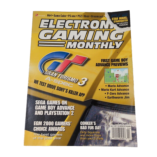 Electronic Gaming Monthly Magazine Issue Number No. 141 Apr. April 2001 ...