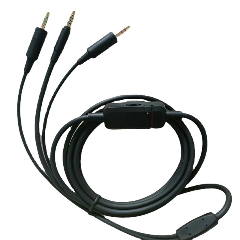 Upgrade Portable Headphone Cable for Beyerdynamic MMX300 Black Braid PU ...
