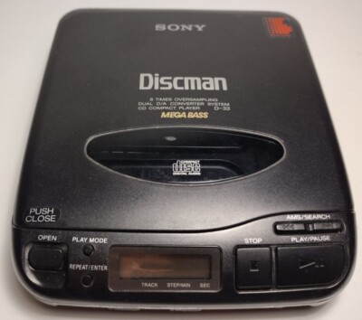 Sony Discman Model No. D-33 CD Compact Disc Player | eBay