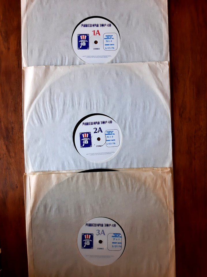 American Top 40 Radio Show 3-LP Box Set /Casey Kasem - Show 761-3 - Jan ...