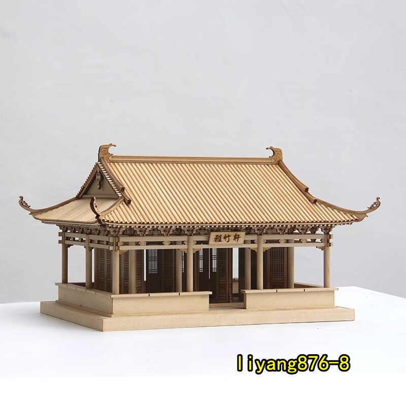 Chinese Ancient Su Style Architecture Assembly Finished Wooden Building ...