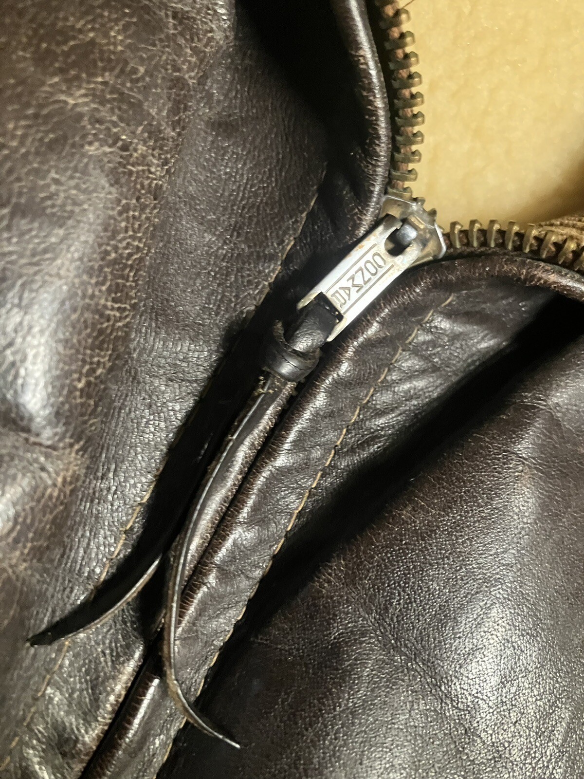 Vintage 40s Hercules Horsehide Leather Bomber Jacket WWll Wool Corduroy ...