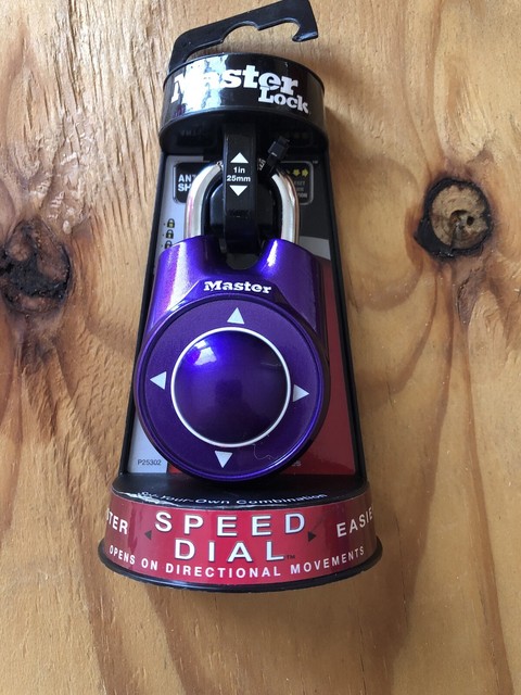 Master Lock 1500iD Combination Padlock PURPLE Brand New | eBay