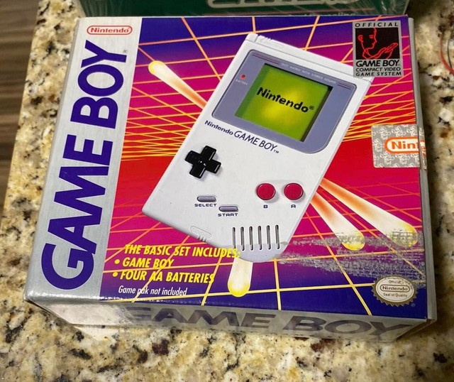 Nintendo Game Boy Launch Edition Handheld System - Gray for sale online ...