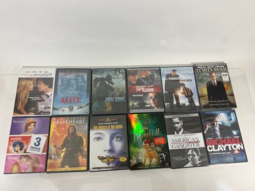 Lot of 12 DVDs DVD Movies - Variety: Romantic Action Fantasy - ALL NEW ...