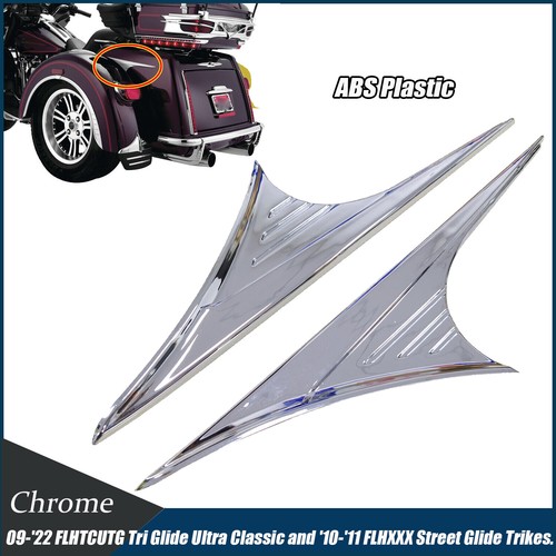 Motorcycle Rear Trunk Side Accents Trim For Harley Tri Glide Ultra ...