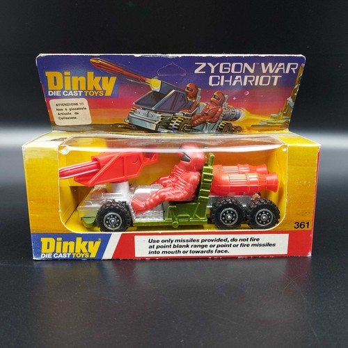 Dinky Toys 361 Zygon War - Chariot Diecast Boxed Complete 1979 Space ...