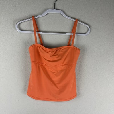 La Blanca Neon Orange Tankini Swimming Swim Top Size 6 | eBay