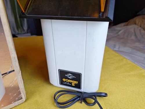 WEST BEND POPPERY II HOT AIR POPCORN POPPER BEAN ROASTERS 82102 USA EUC ...