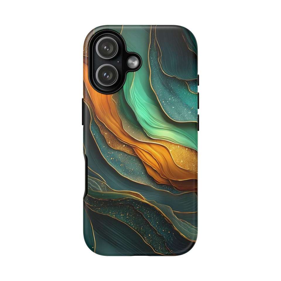 Rich Gold Emerald Green Amber Marble | eBay