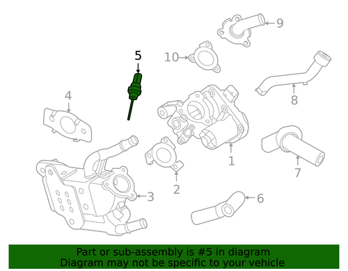 Genuine Hyundai Temp Sensor 28454-2M415 | eBay