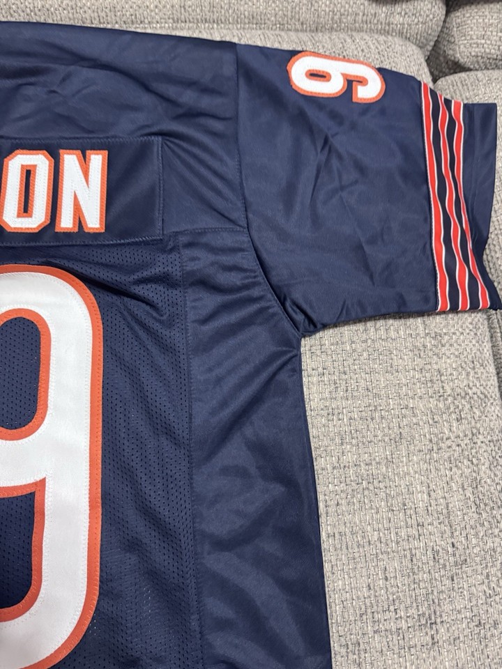 DAN HAMPTON SIGNED AUTOGRAPHED Custom Jersey - JSA Coa - Chicago Bears ...