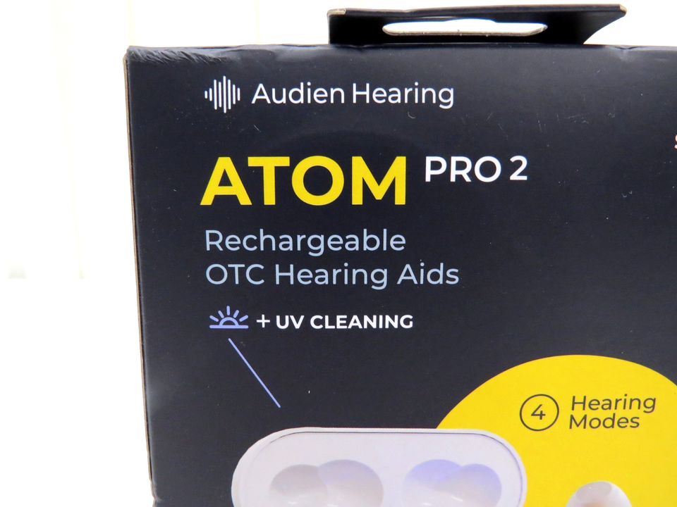 Audien ATOM PRO 2 Wireless Rechargeable OTC Hearing Aids | eBay
