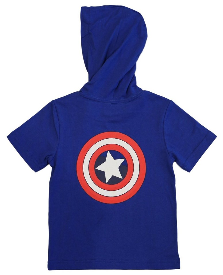 Marvel Avengers☆Toddler & Little Boys' Hero Costume Hooded T-Shirts ...
