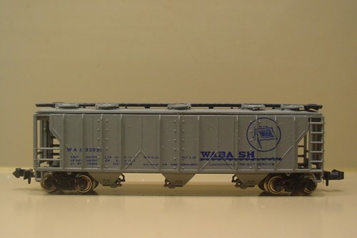 N Scale Bachmann Wabash 3 Bay Covered Hopper | eBay