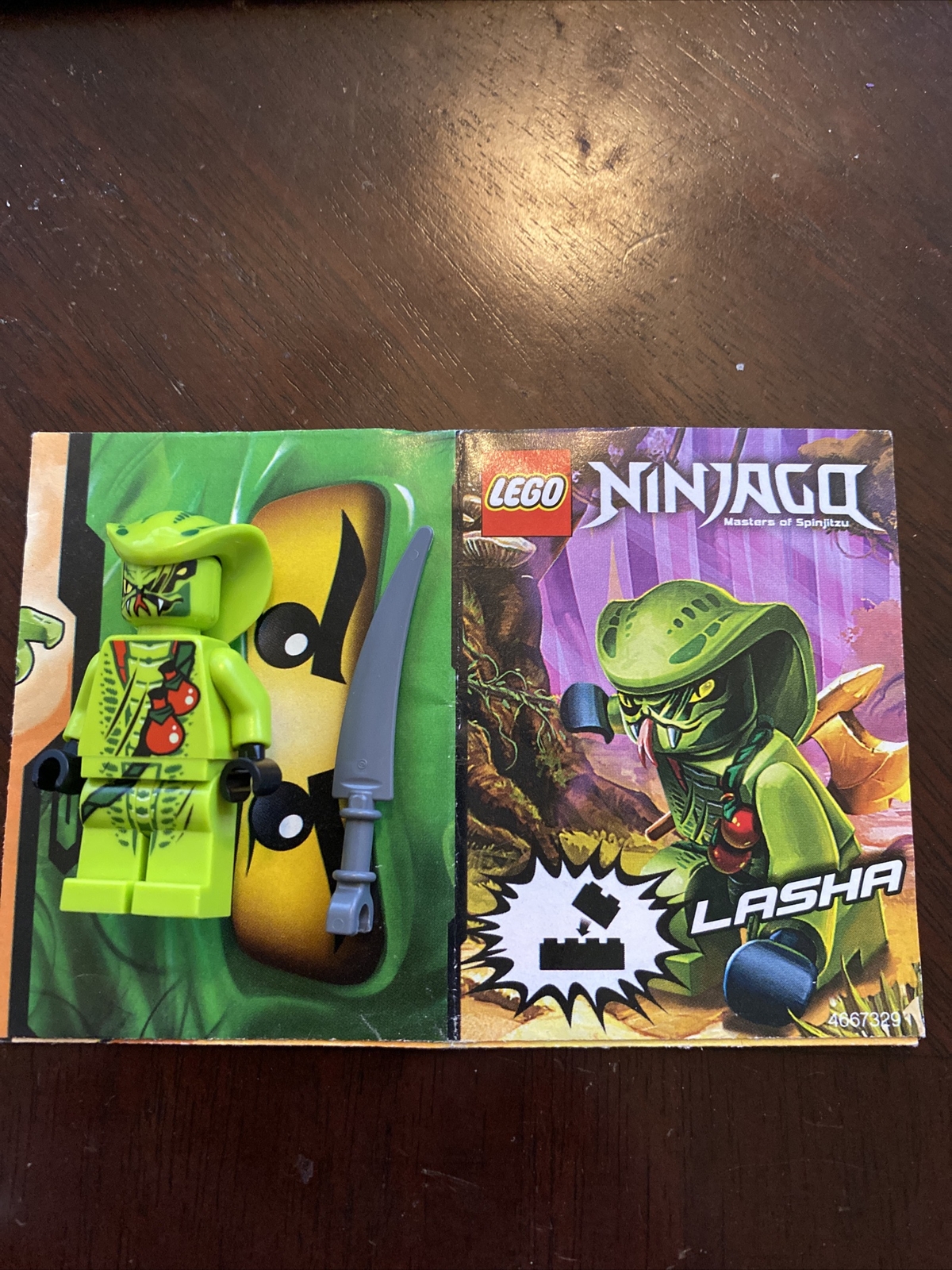 Lego Lasha Ninjago Green Snake Tribe 9562 6447 Minifigure Mini Figure ...