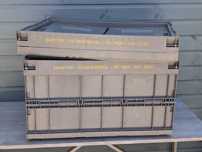 USED EXTRA LARGE 160 Litre Folding Container Crate, Walther Faltbox ...