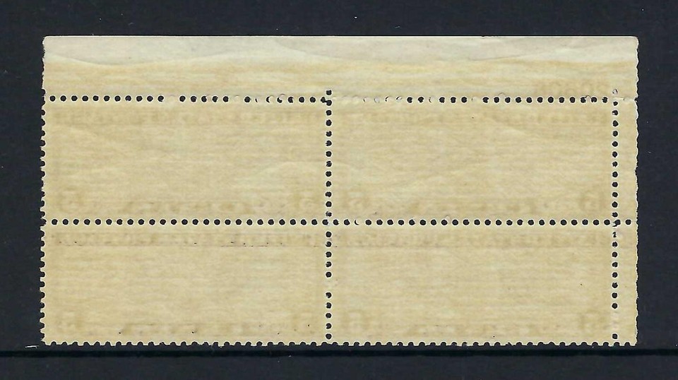 U.S. SC. #C16 1931 5c WINGED GLOBE AIRMAIL-PLATE # BLOCK OF 4-MNH-CAT ...