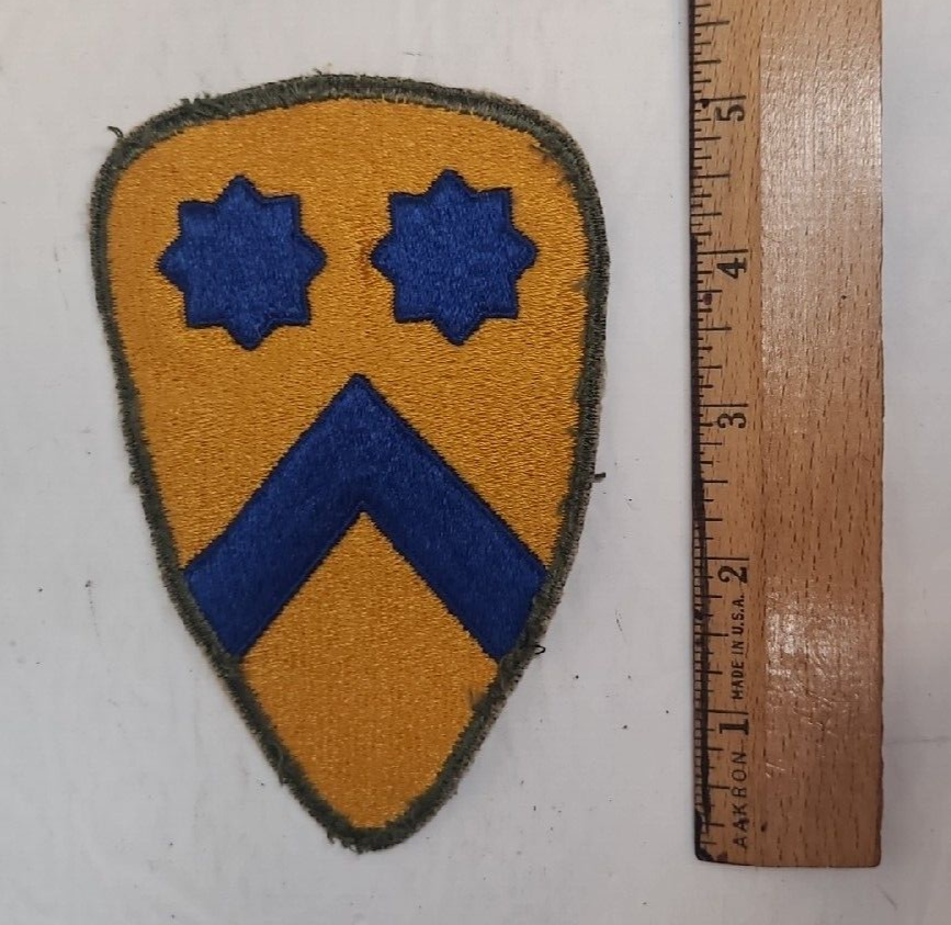 Original WW2 US Army 2nd Cavalry Division Patch Off Uniform - 3.5 by 5 ...