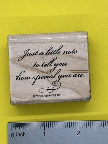E8, Stampin’ Up! Rubber Stamp, Just A Little Note… | eBay
