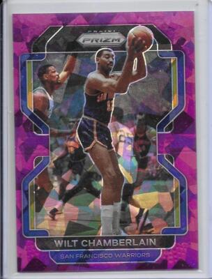 2021-22 Prizm Purple Ice Prizm- Wilt Chamberlain /149 San Francisco ...