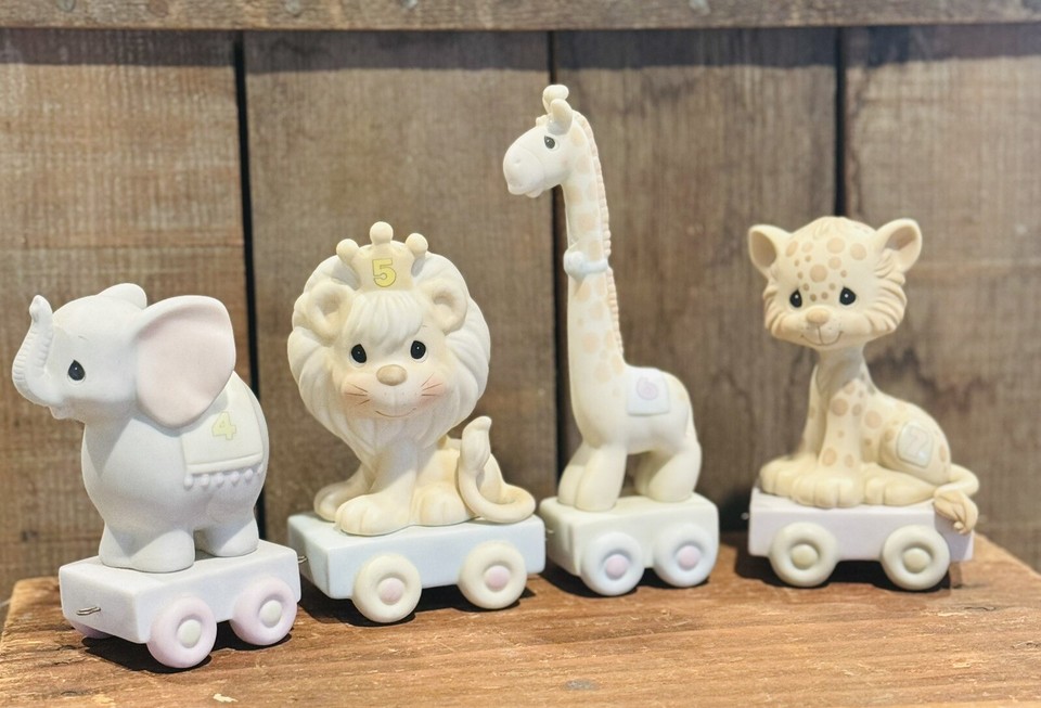 Precious Moments Birthday Train Set. Ages 1-10. 13 Piece Set | eBay