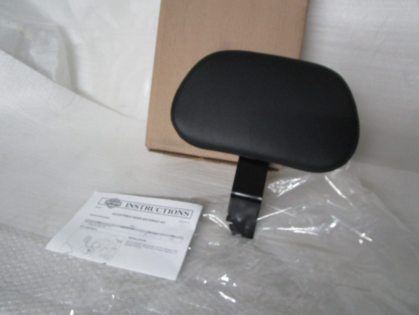 Genuine Harley Davidson Touring Smooth Style Adjustable Driver Backrest ...