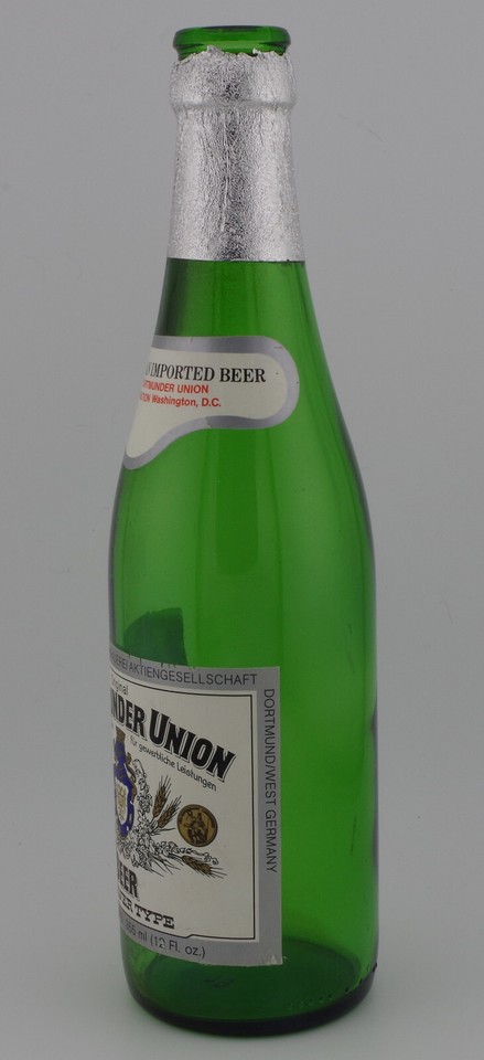 Dortmunder Union Pilsner, Export To USA, Empty 355mL Beer Bottle With ...