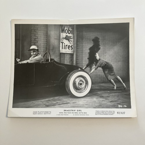 Hot Rod Movie Frank Gorshin Judy Bamber In Dragstrip Girl ’57 ...