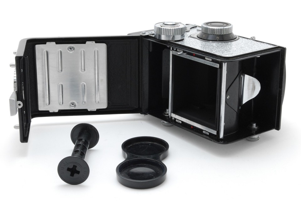 [MINT] YASHICA Yashicaflex Model AII TLR Film Camera Silver All works ...