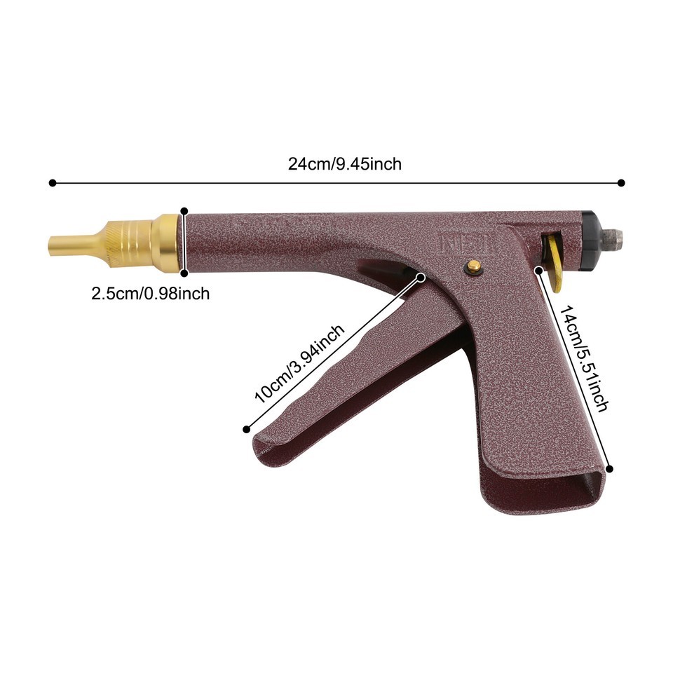 Tire Plugger Tubeless Tire Wheel Repair Gun Kit Mushroom Plug Probe ...