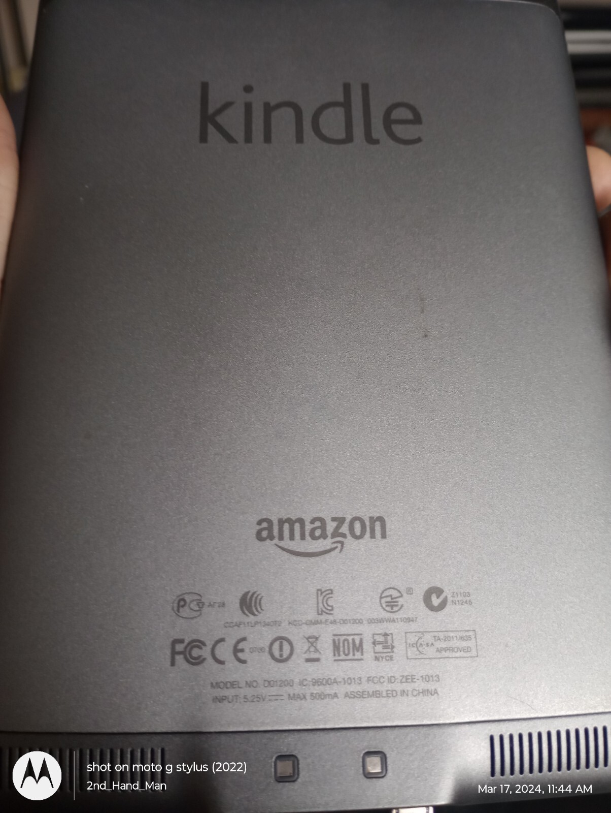 AMAZON KINDLE D01200 4GB TABLET READER *WORKS | eBay