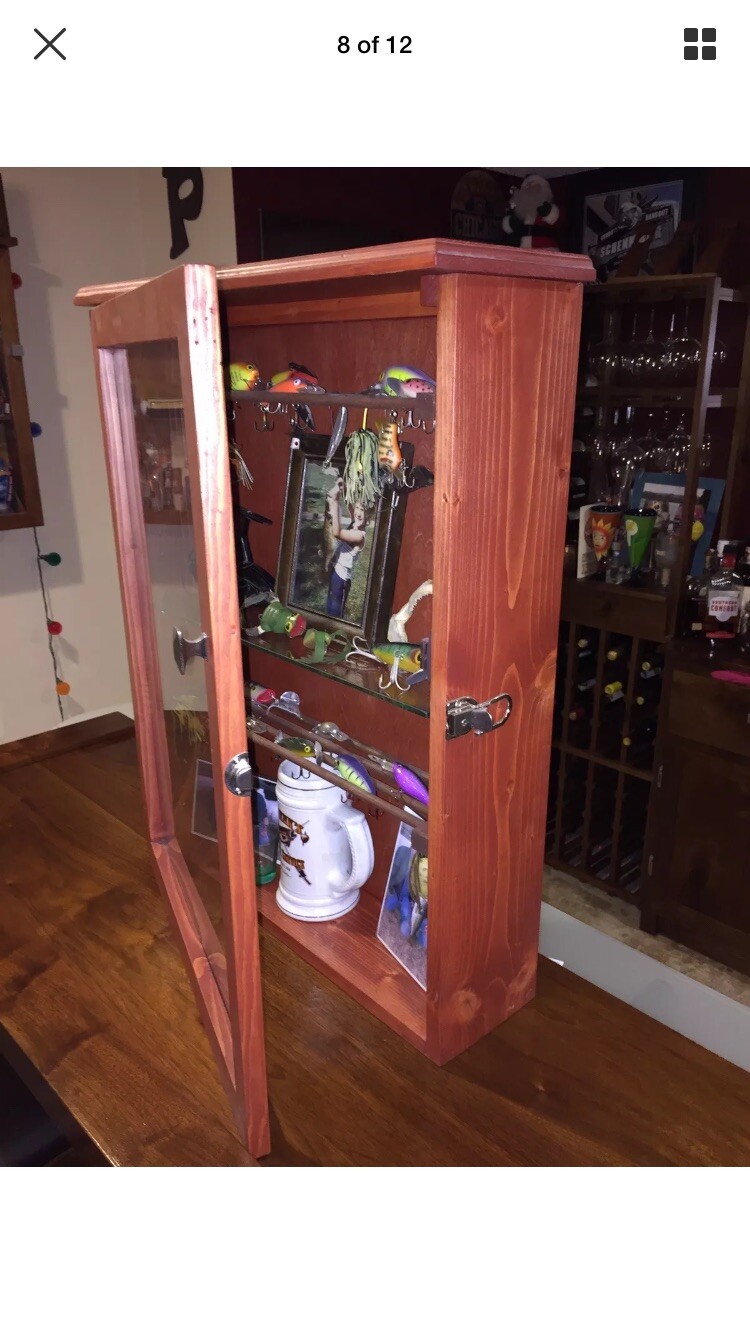 Vintage Fishing Lure/reel Display Case!!! | eBay