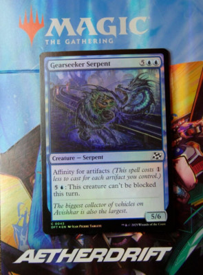 MTG DFT: Gearseeker Serpent (Creature Serpent) Regular Common Foil 0043 ...