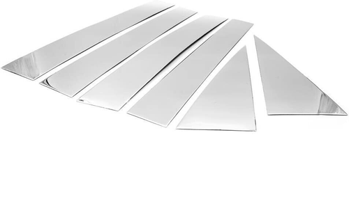 6Pcs Stainless Steel Chrome Silver Window Pillar Post Trim Fits 07-16 ...
