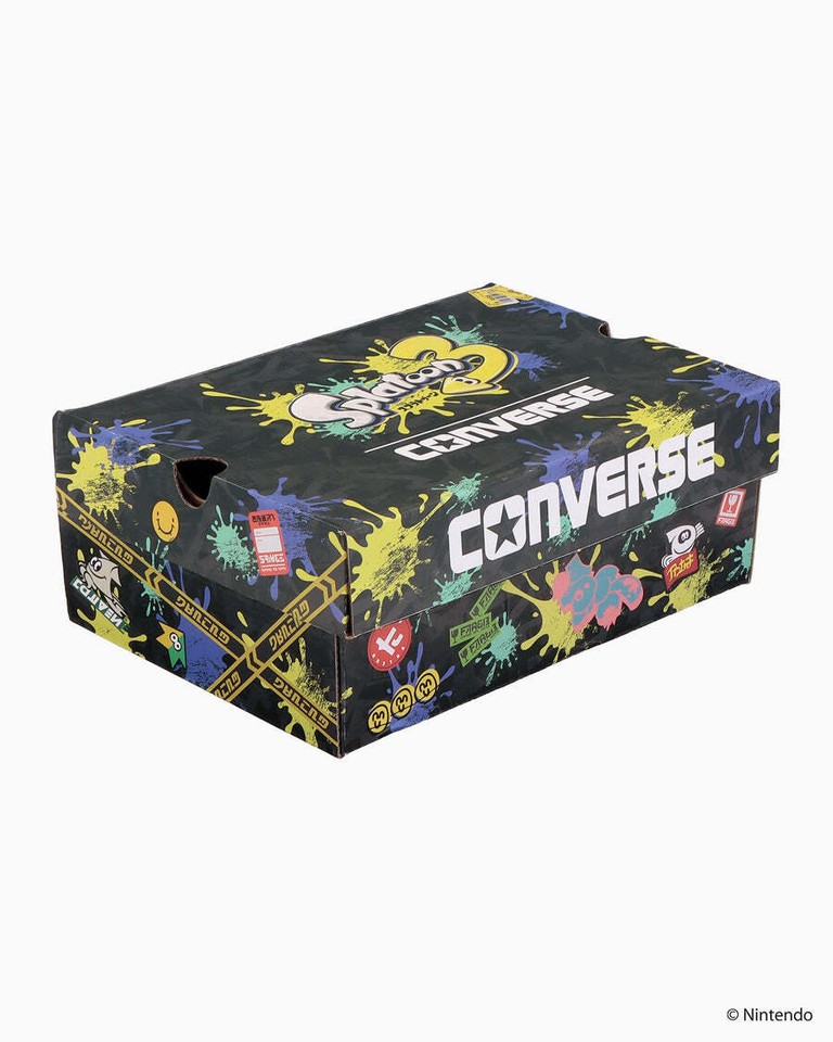 Converse Splatoon 3 All Star Chuck Taylor black sneakers Nintendo ...